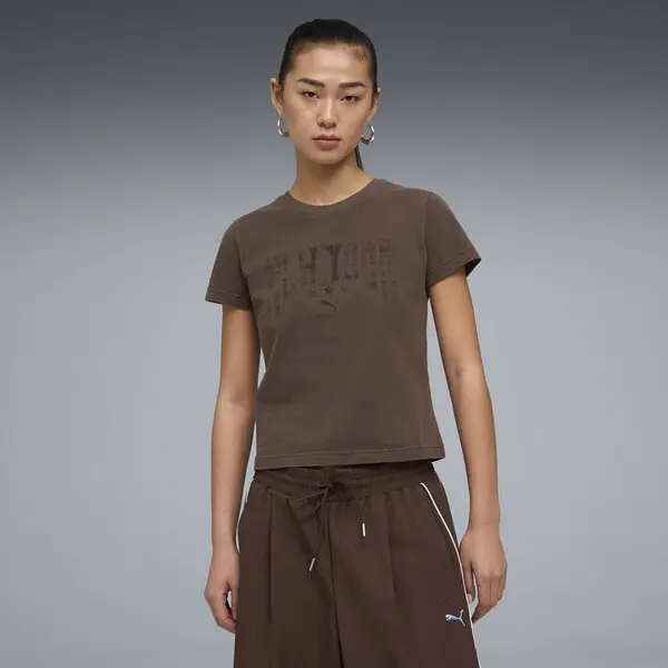 PUMA Nyc Slim T-shirt - Brown