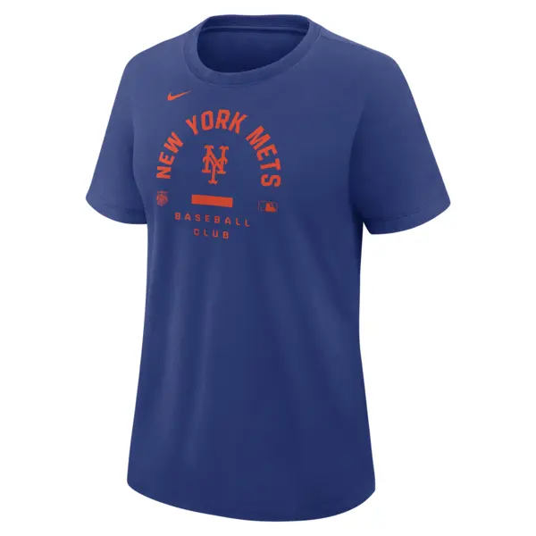 Nike New York Mets Authentic Collection Early Work Dri-fit Mlb T-shirt - Blue