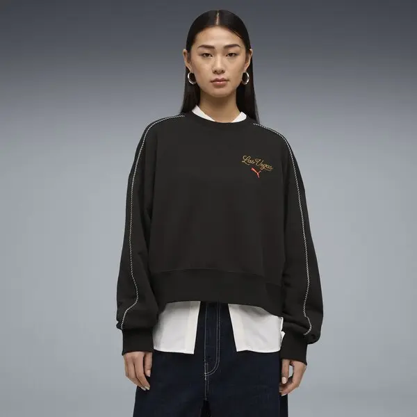 PUMA Wardrobe Essentials Las Vegas Boxy Sweatshirt - Black