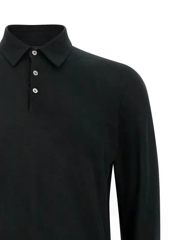 ZANONE Cuffed-sleeves Polo Shirt