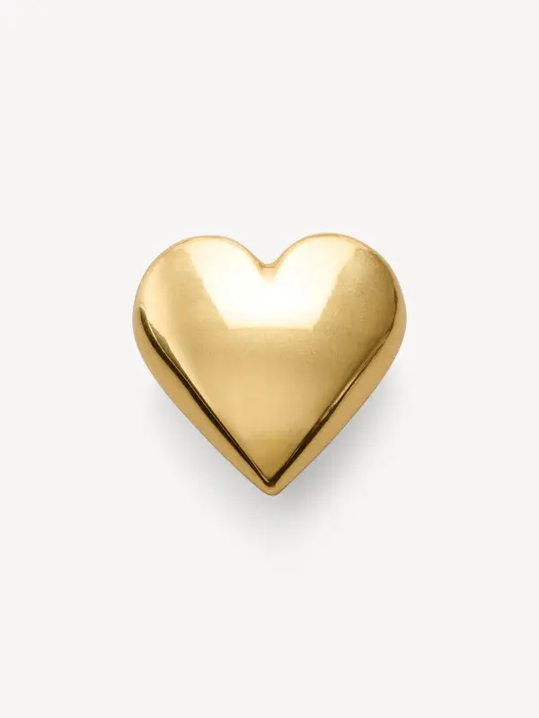 BY MALENE BIRGER Novas Heart Brooch - Gold