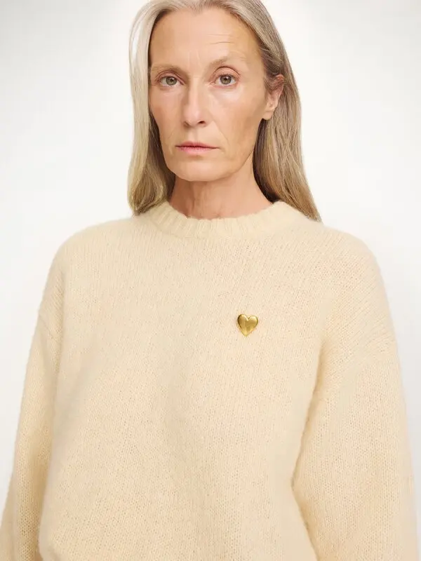 BY MALENE BIRGER Novas Heart Brooch
