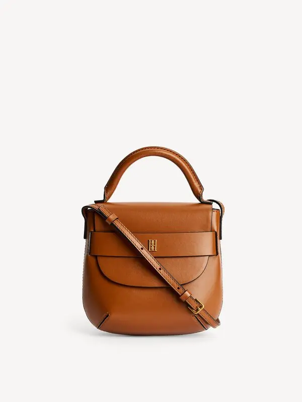 BY MALENE BIRGER Meela Leather Shoulder Bag - Toasted Coconut