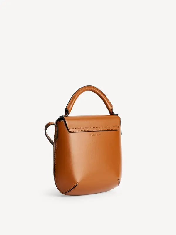 BY MALENE BIRGER Meela Leather Shoulder Bag - Toasted Coconut