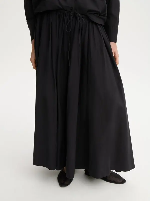 BY MALENE BIRGER Derris Voile Organic Cotton Shirt - Black