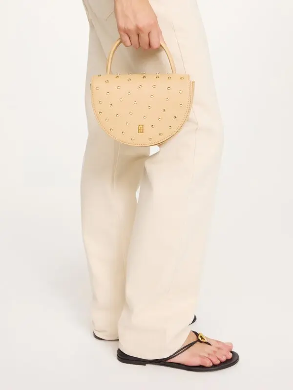 BY MALENE BIRGER Cebelli Leather Bag - Dark Sand