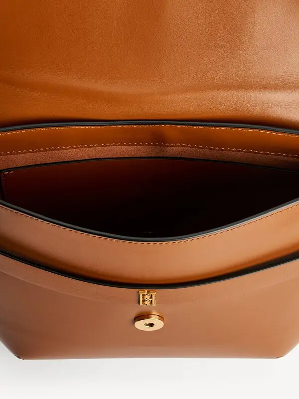 BY MALENE BIRGER Maellon Leather Shoulder Bag - Toasted Coconut