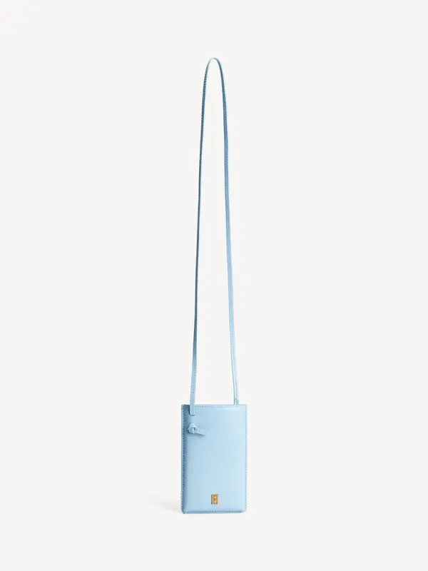 BY MALENE BIRGER Aya Phone Patent Leather Case - Dream Blue