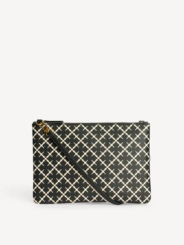 BY MALENE BIRGER Ivy Printed Clutch - Black