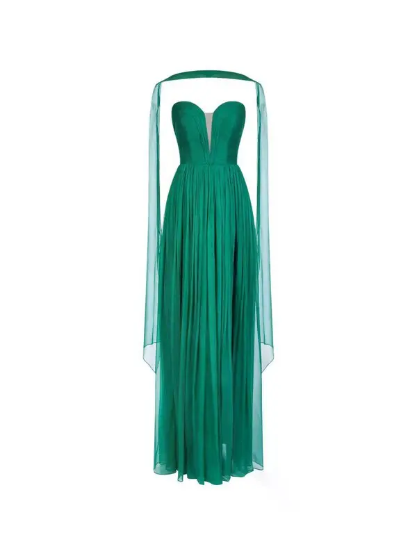 IMROSKA Iris Strapless Maxi Dress
