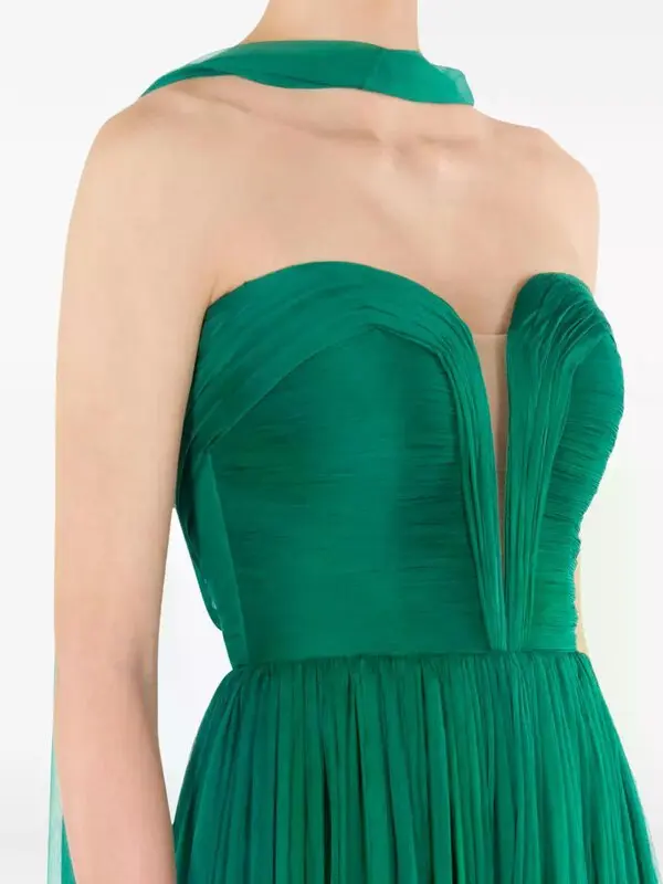 IMROSKA Iris Strapless Maxi Dress