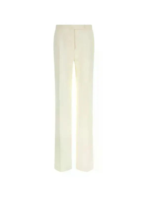 TOM FORD Creased Tuxedo Trousers - White