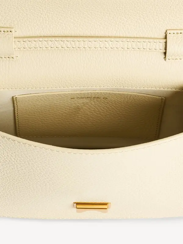 BY MALENE BIRGER Leather Top-handle Shoulder Bag - Vanilla Cream