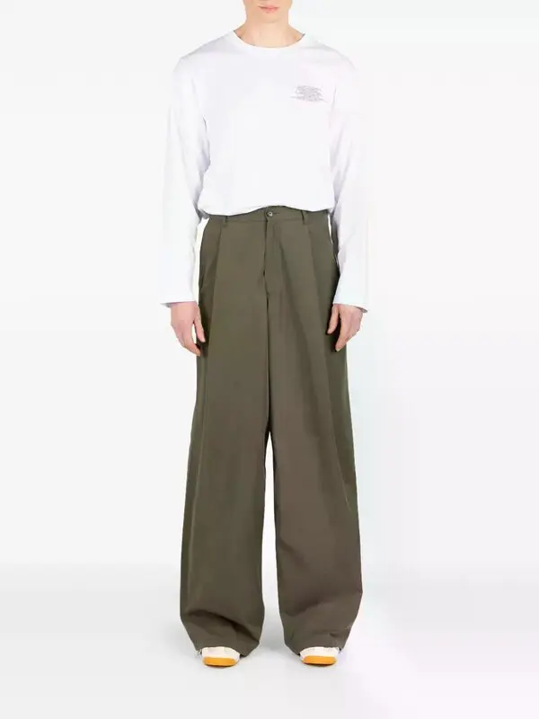 SOCIETE ANONYME Pleated Trousers - Green