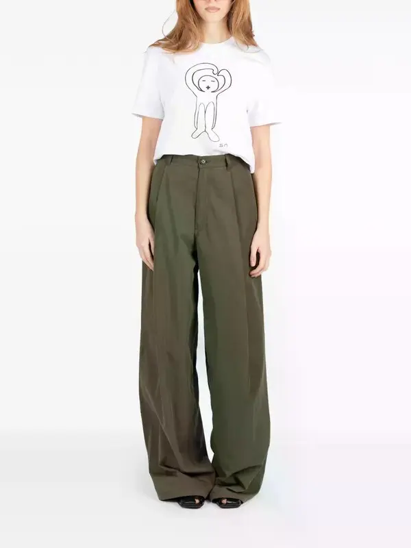 SOCIETE ANONYME Pleated Trousers - Green