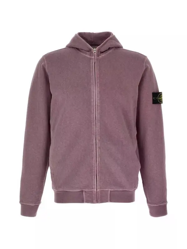 Stone Island Hoodie With Logo Badge