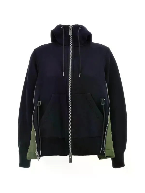 Sacai Sponge Zip Hoodie