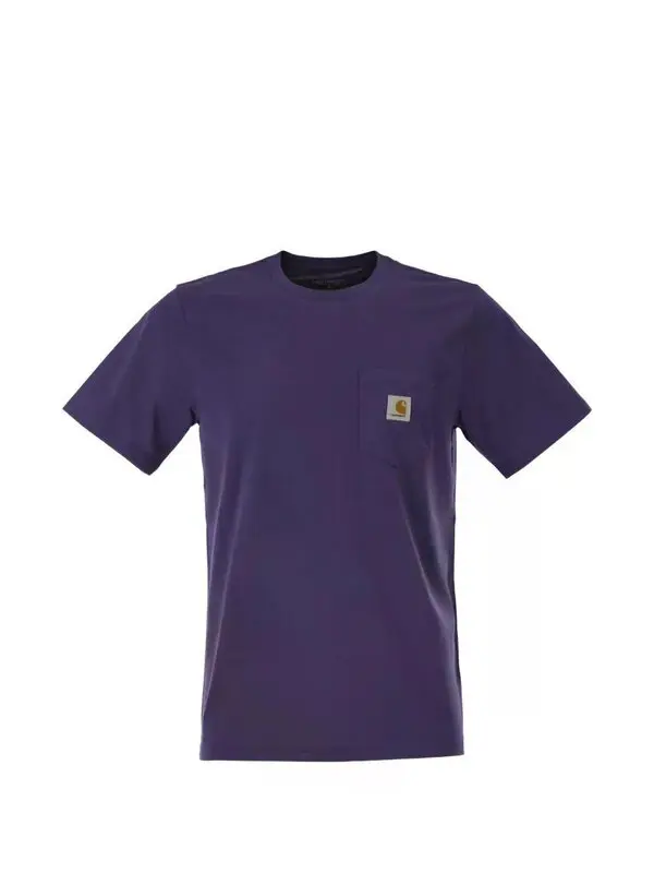 Carhartt Work In Progress Pocket Cotton T-shirt - Purple