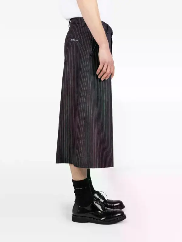SOCIETE ANONYME Pinstriped Tailored Shorts