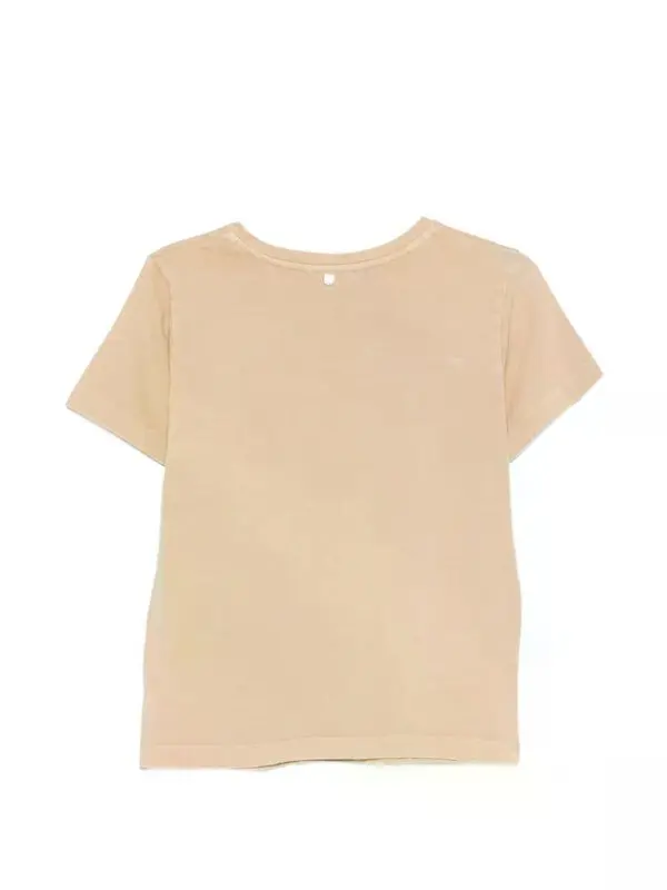 Liu Jo Jersey T-shirt With Jewel Embellishment - Neutrals
