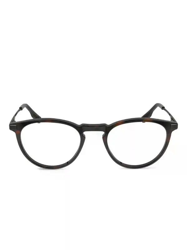 Lacoste Round-frame Eyeglasses - Brown