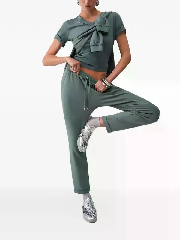 Liu Jo Logo-detail Trousers - Green