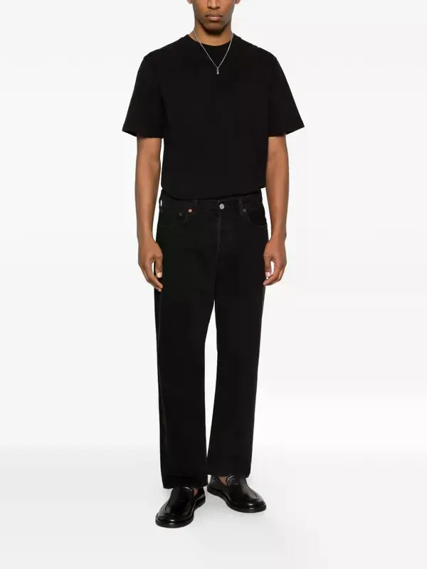 AGOLDE Asha Crew-neck T-shirt - Black
