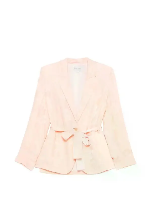 FORTE_FORTE Floral-print Belted Jacket