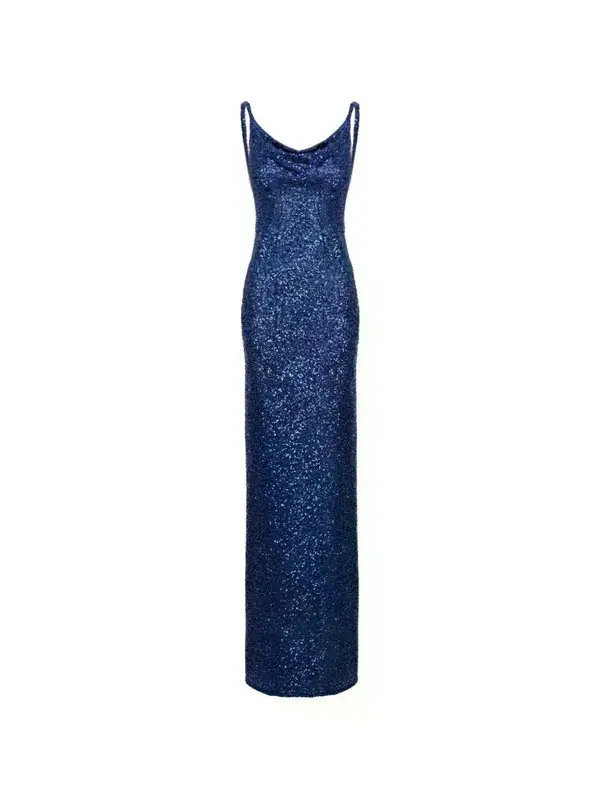 ROSERRY Margot Sequined Gown - Blue