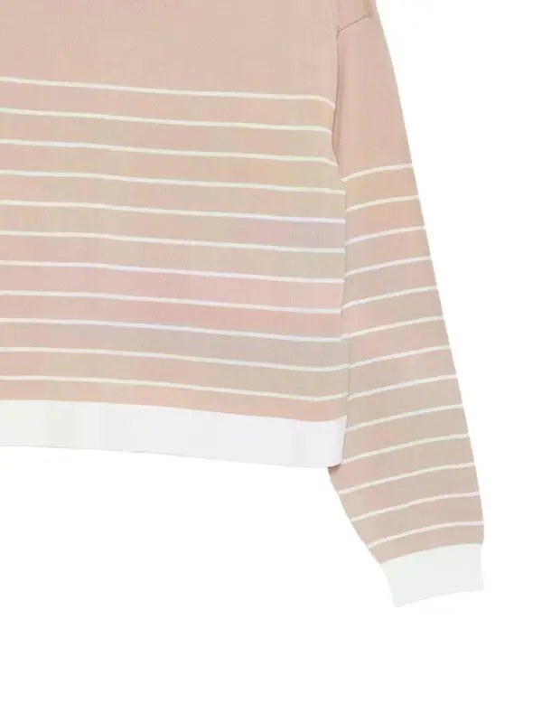 Liu Jo Striped Embellished Sweater