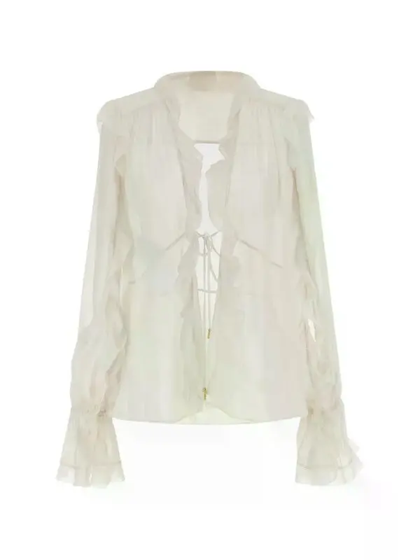 Alberta Ferretti Ruffled-design Blouse