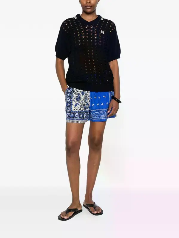 P.a.r.o.s.h Paisley Print Shorts