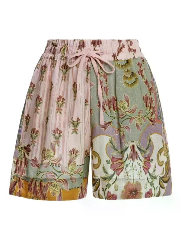 Agua Bendita Floral-print Shorts