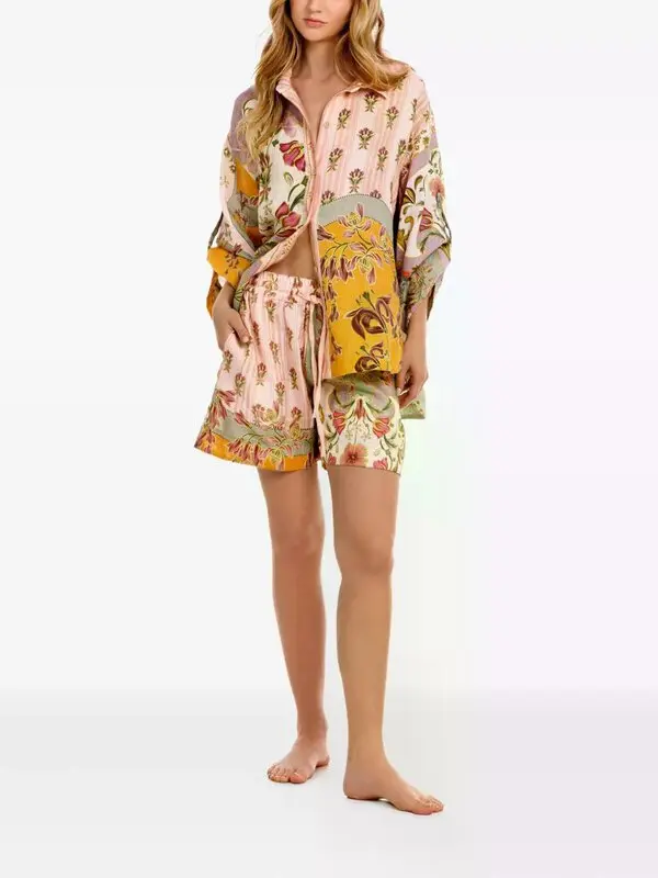 Agua Bendita Floral-print Shorts