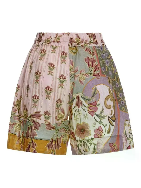 Agua Bendita Floral-print Shorts