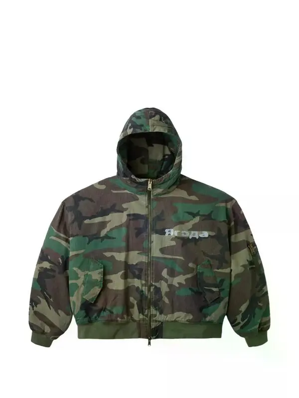 GV GALLERY Camo-print Hooded Jacket