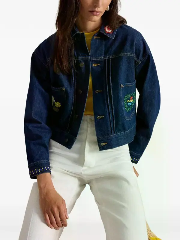 Polo Ralph Lauren Bead-embellished Denim Jacket