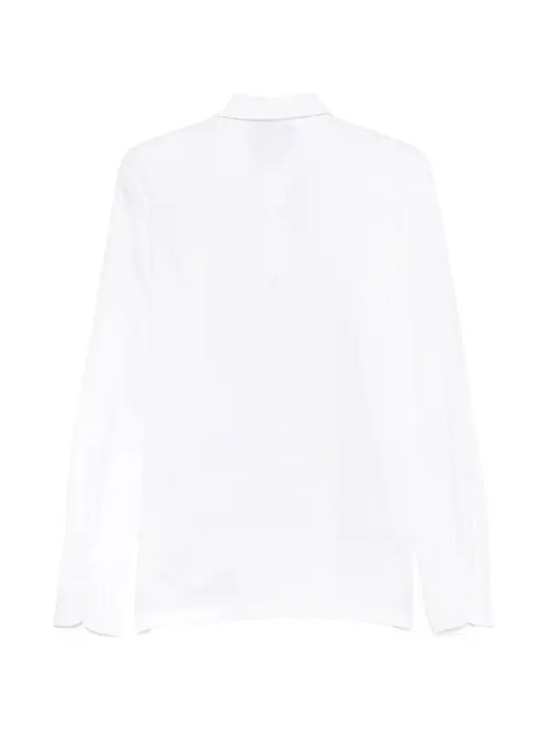 ZANONE Long-sleeve Polo Shirt - White