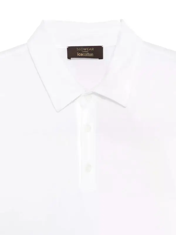 ZANONE Long-sleeve Polo Shirt - White