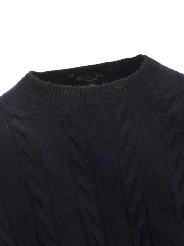 Loro Piana Cable-knit Cashmere Sweater