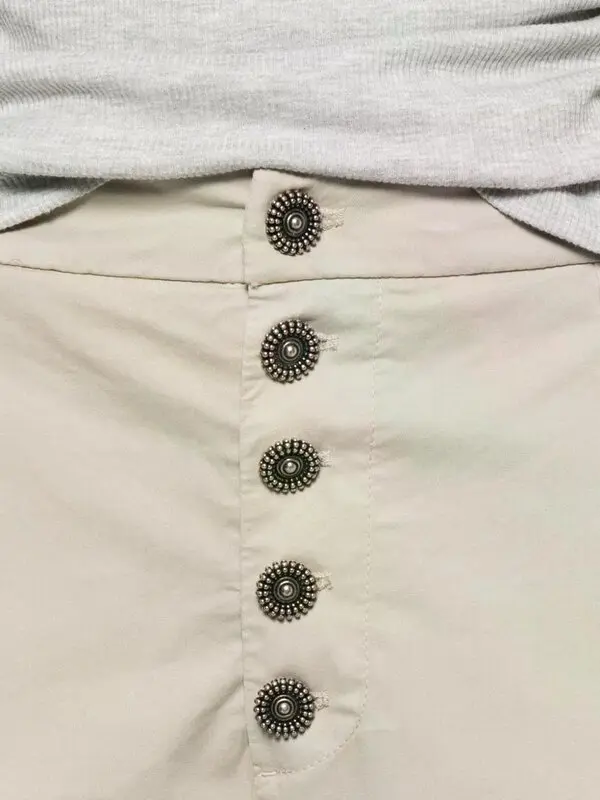 DONDUP Buttoned Trousers - Neutrals