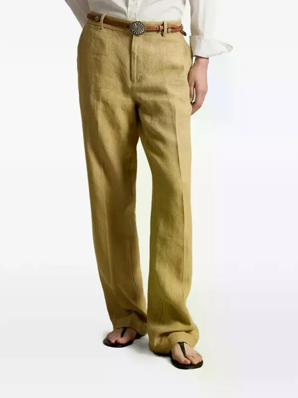 Polo Ralph Lauren Pleat-detail Tailored Trousers - Brown