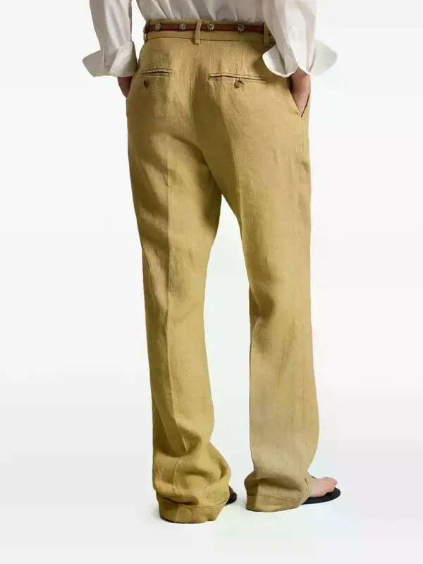 Polo Ralph Lauren Pleat-detail Tailored Trousers - Brown