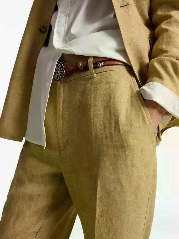 Polo Ralph Lauren Pleat-detail Tailored Trousers - Brown