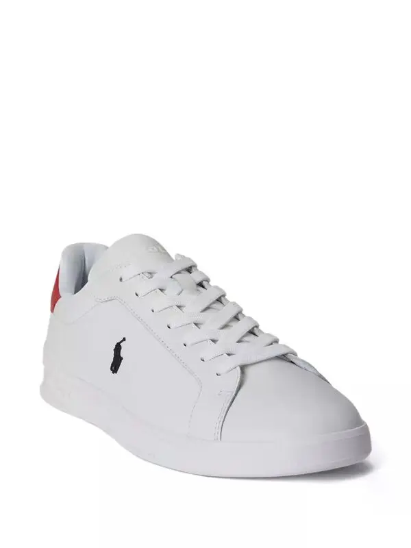Polo Ralph Lauren Logo Leather Trainers