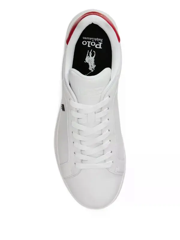 Polo Ralph Lauren Logo Leather Trainers