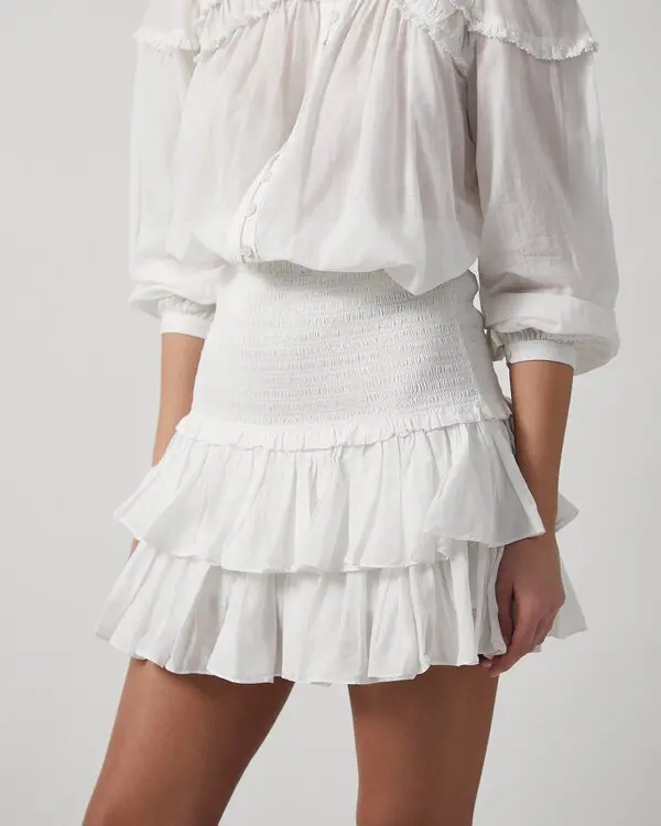 Isabel Marant Étoile Naomi Mini Skirt - White