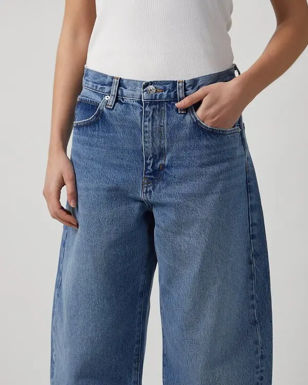 FRAME The Bubble Crop Jeans