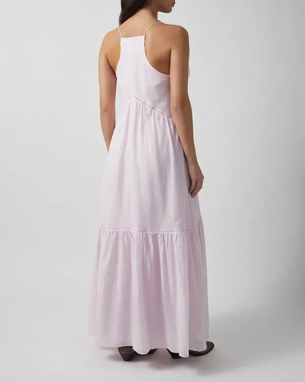 Isabel Marant Étoile Vasma Maxi Dress With Ruffled Details - Light Pink