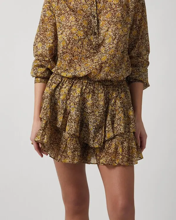 Isabel Marant Étoile Jocadia Printed Shorts - Khaki